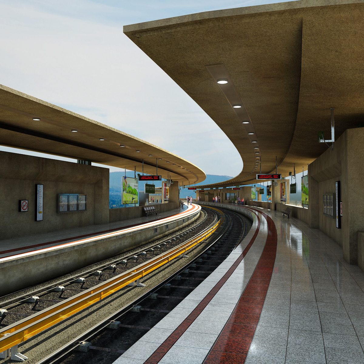 max train station