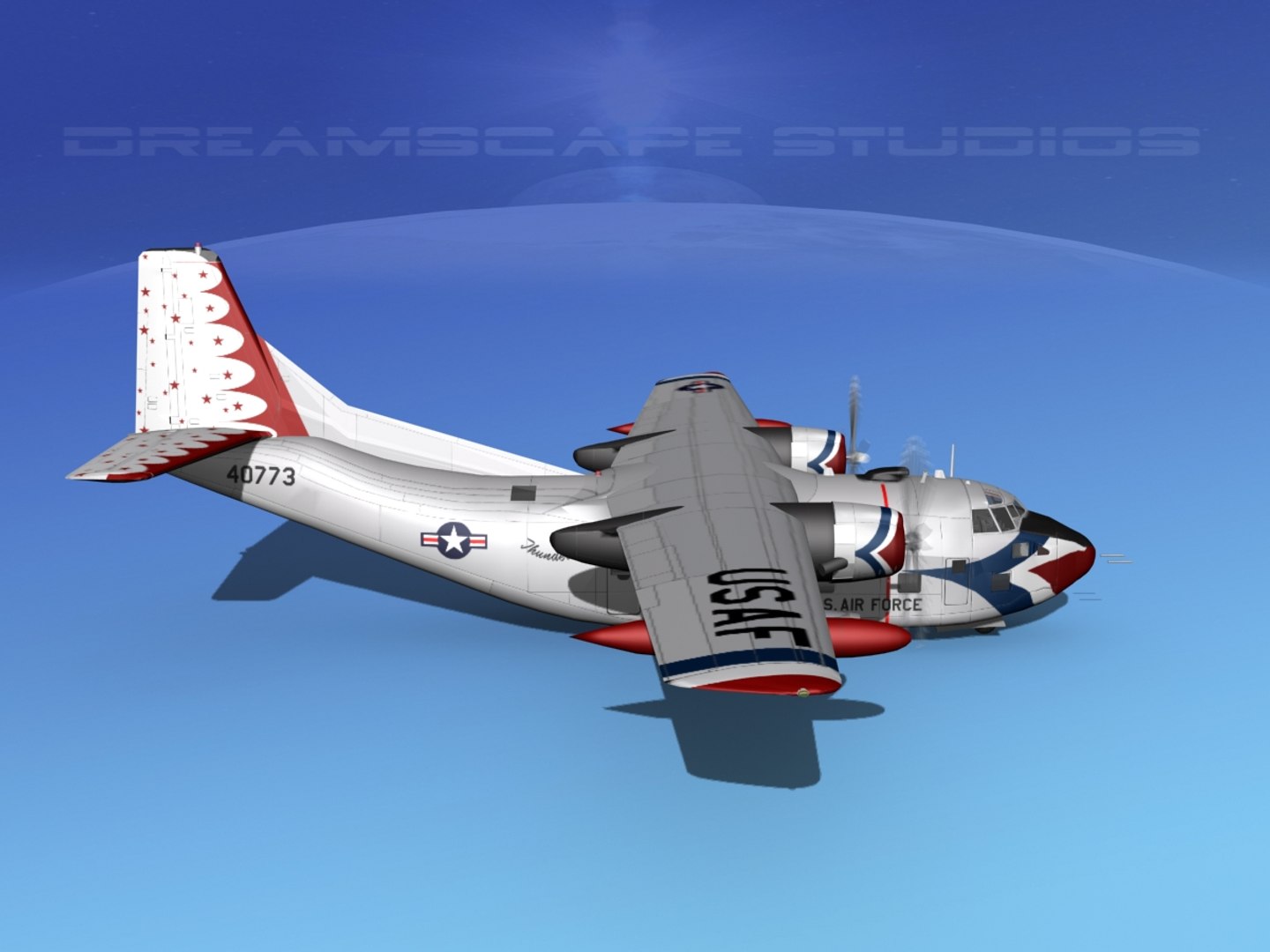 3D Aircraft Fairchild C-123 Provider Model - TurboSquid 1307977