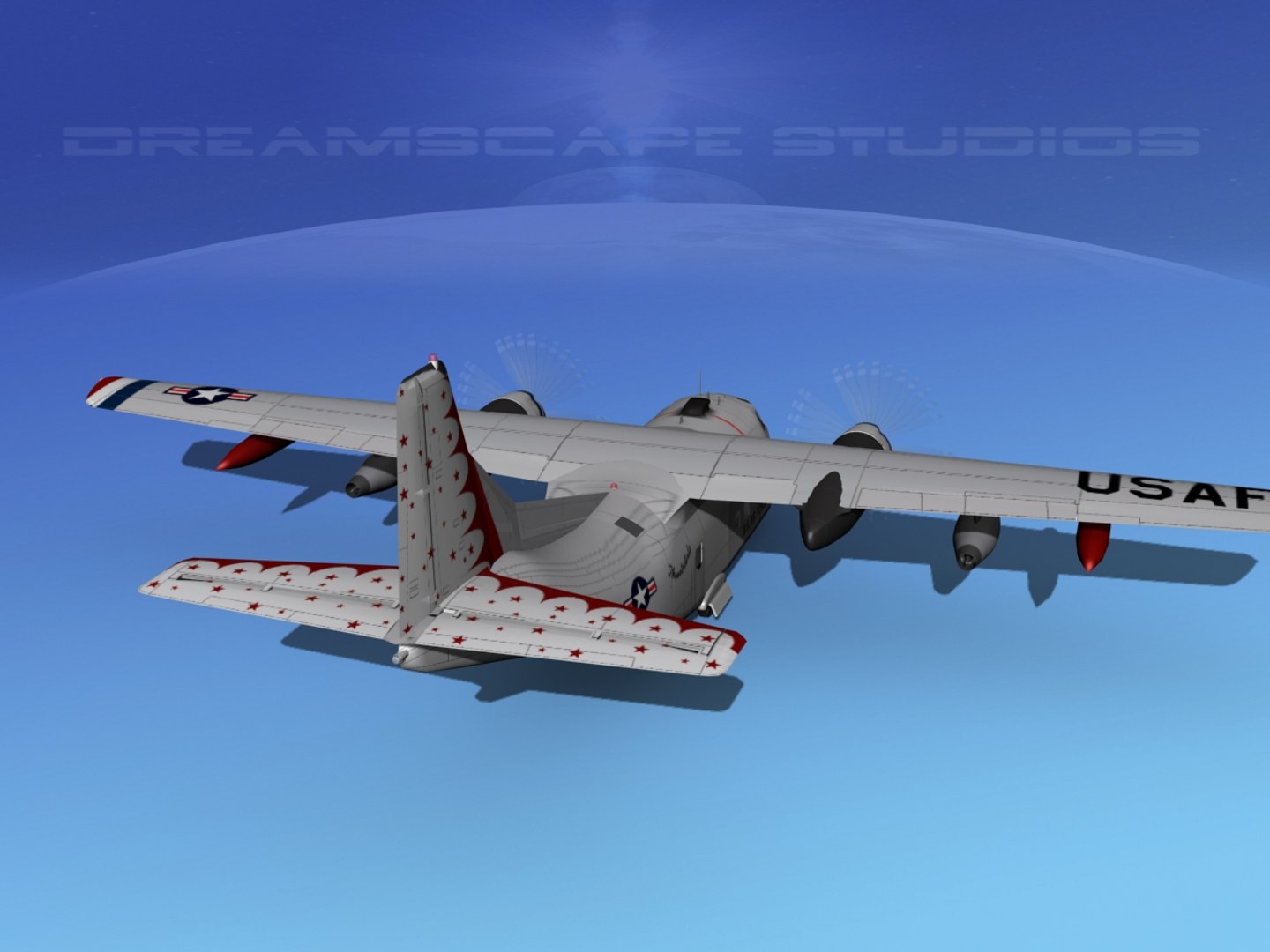 3D Aircraft Fairchild C-123 Provider Model - TurboSquid 1307977