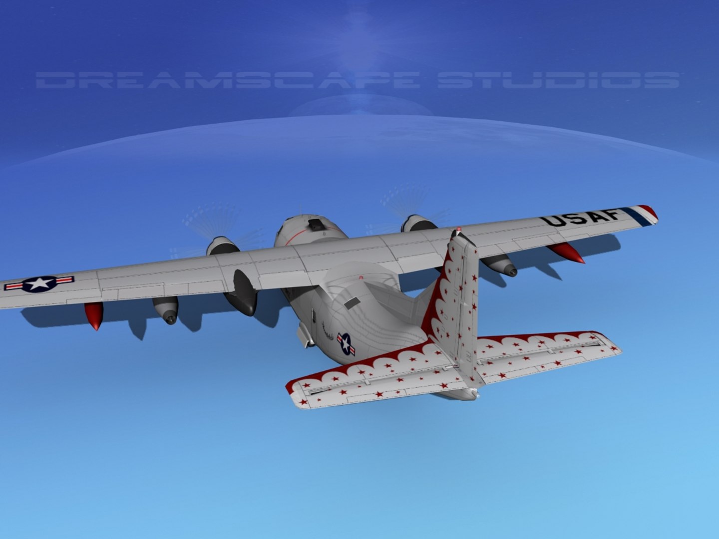 3D Aircraft Fairchild C-123 Provider Model - TurboSquid 1307977