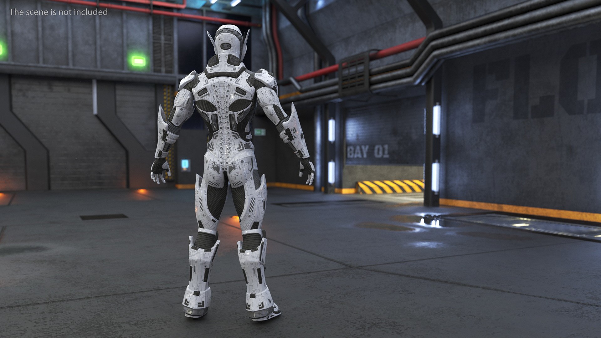 Sci-Fi Combat Robot Character Rigged For Maya 3D Model - TurboSquid 2280285