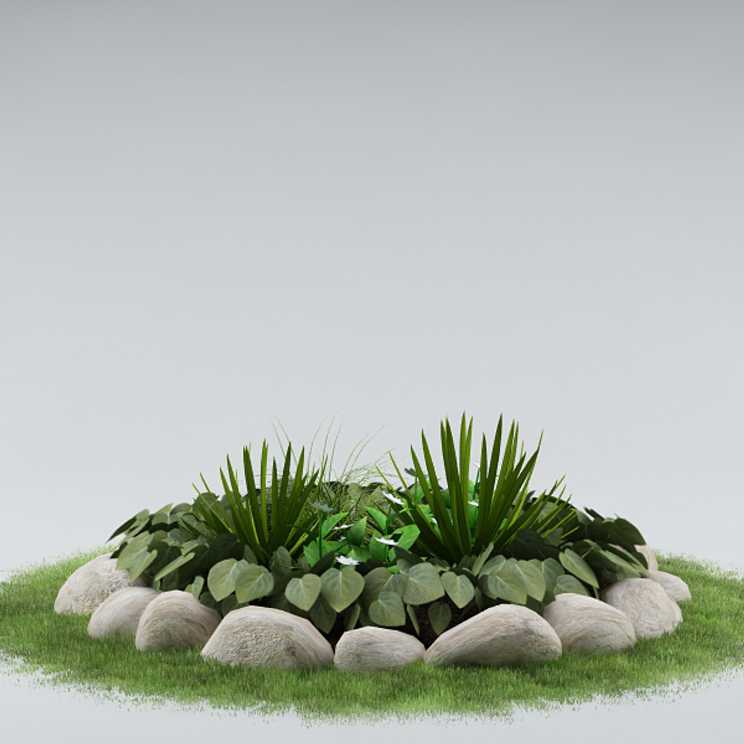 3ds Max Garden Plant
