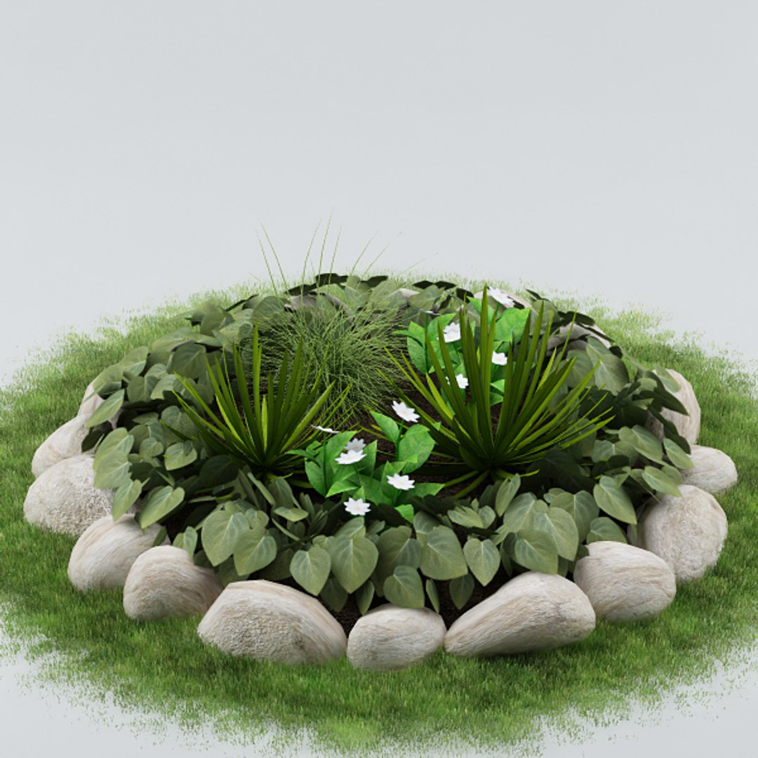 3ds Max Garden Plant