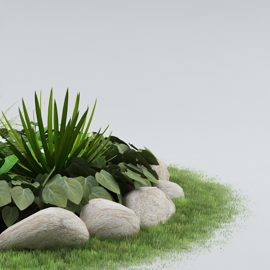 3ds Max Garden Plant