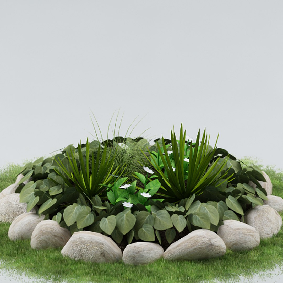 3ds Max Garden Plant