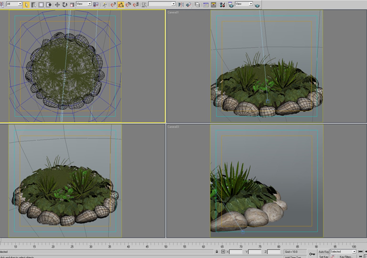 3ds Max Garden Plant