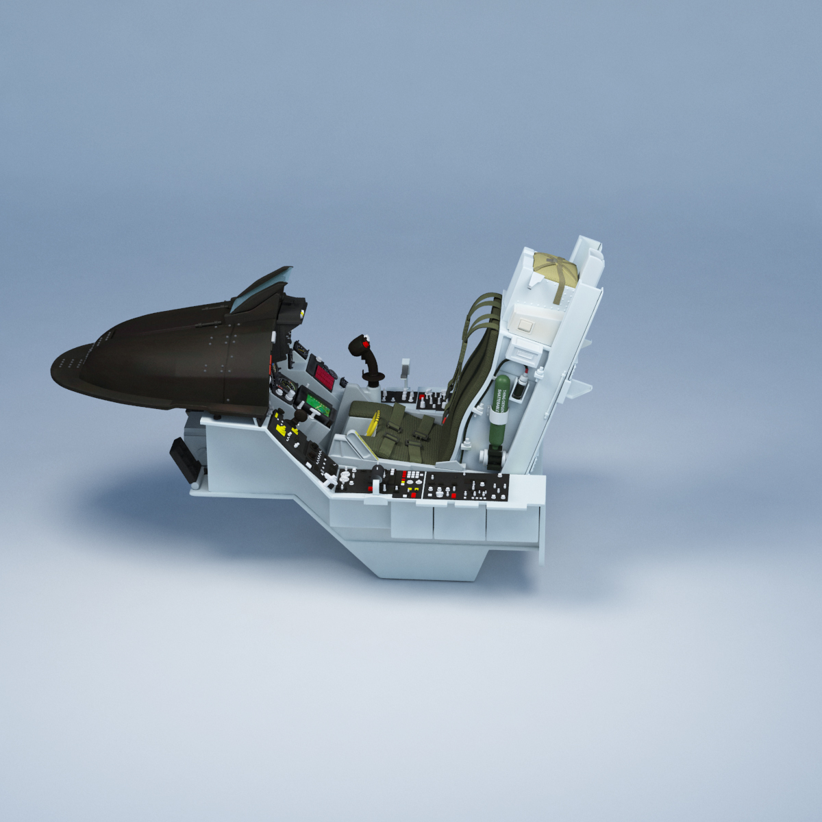 3d F16 Cockpit