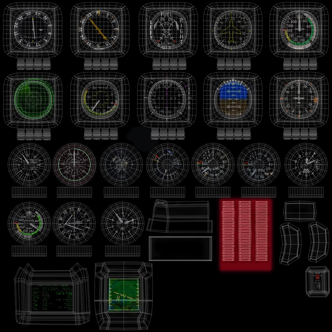3d F16 Cockpit