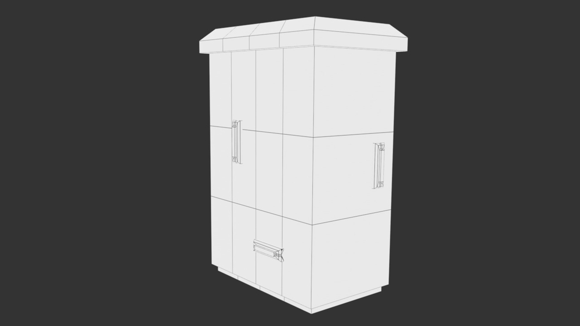 Electricity Box 3D Model - TurboSquid 1464041