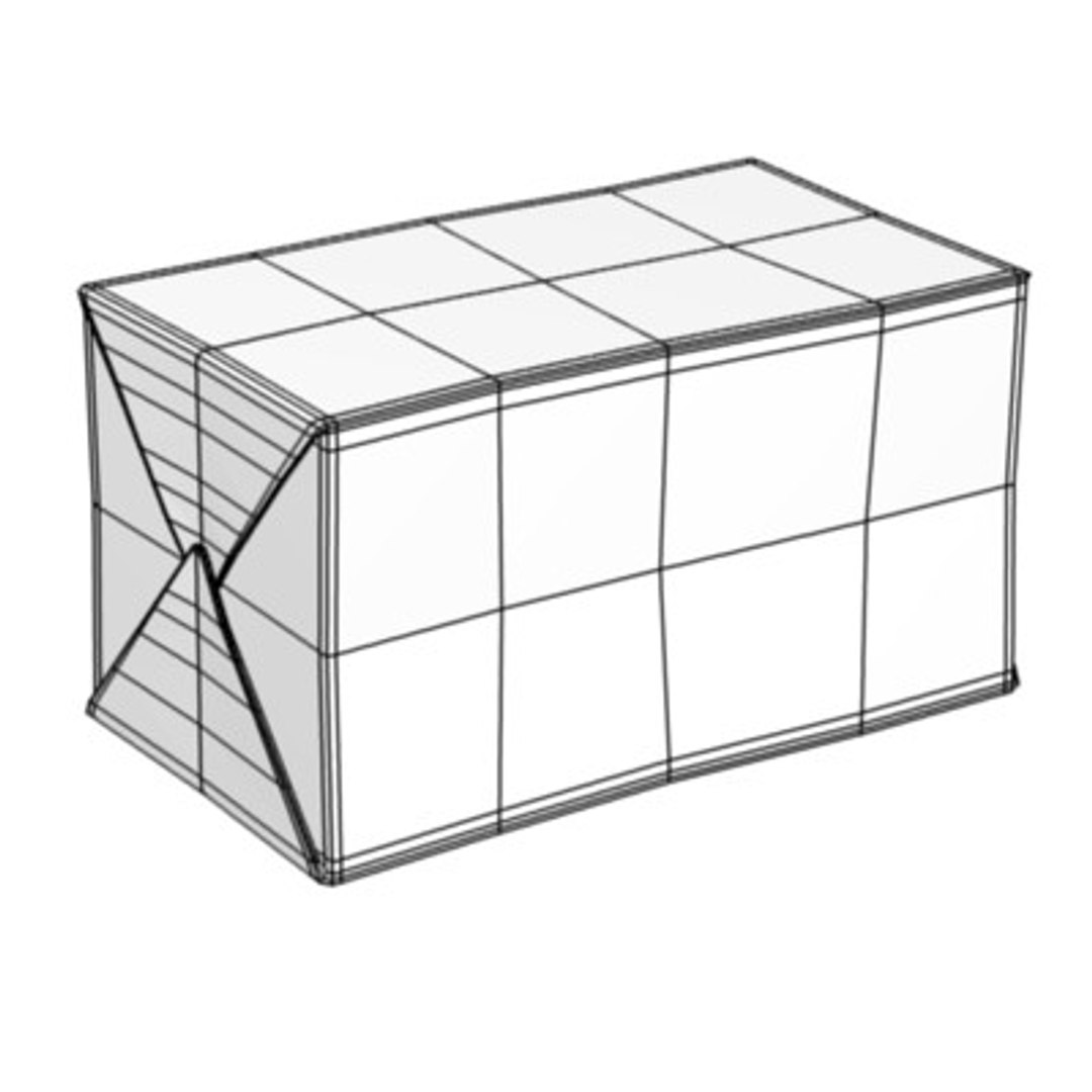 post package 3d model