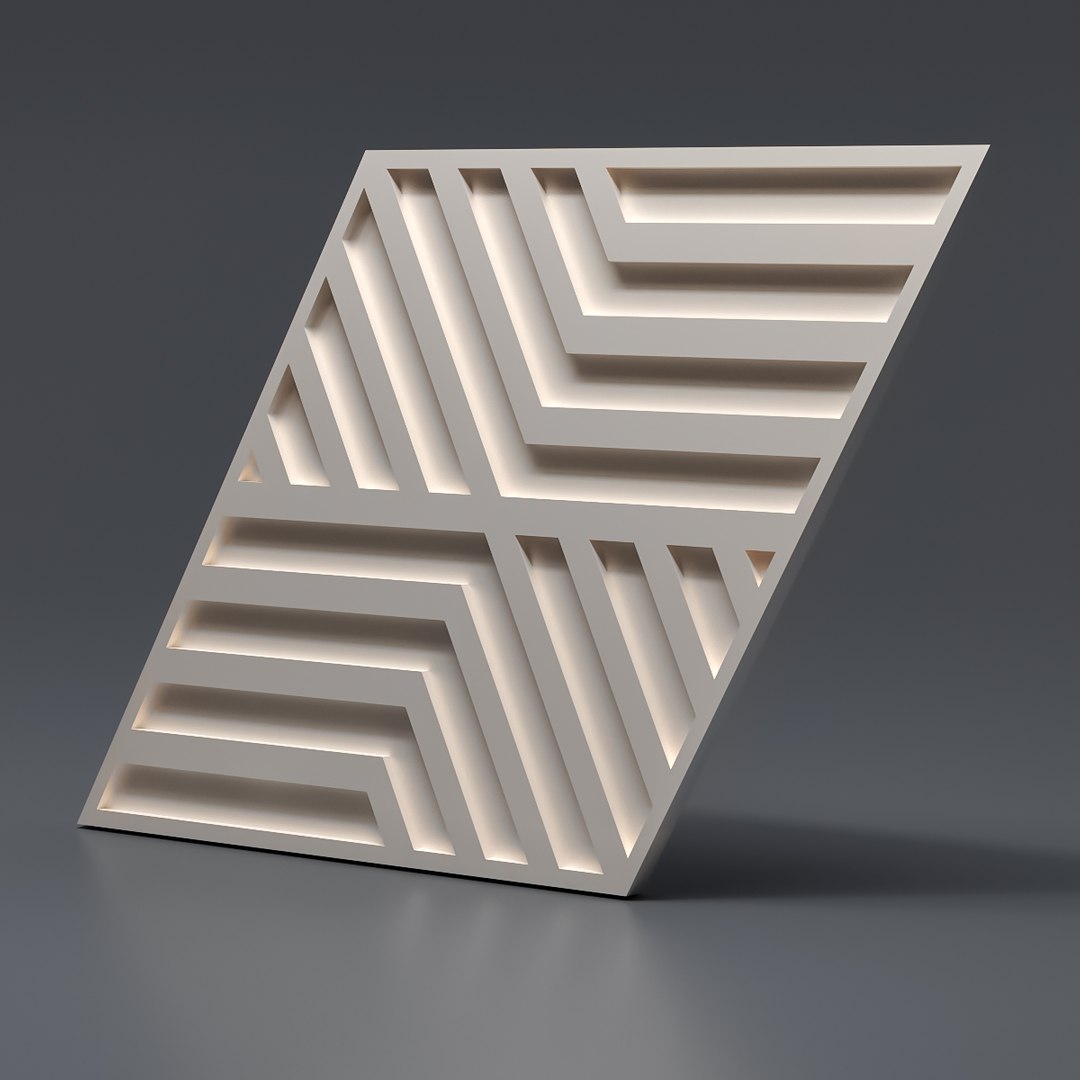 3D Gypsum Panels - TurboSquid 1534900