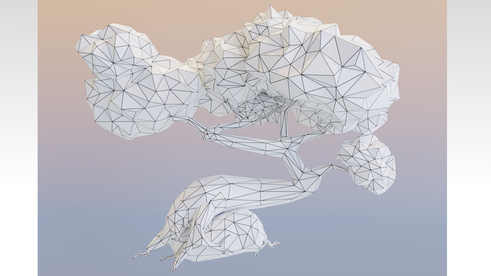 3D SAKURA Stylized Low-poly VR - AR Low-poly - TurboSquid 2038577