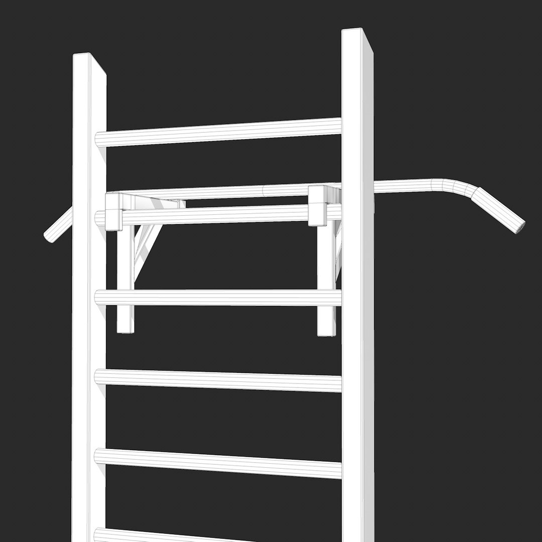 Gymnastic Ladder 3d Model