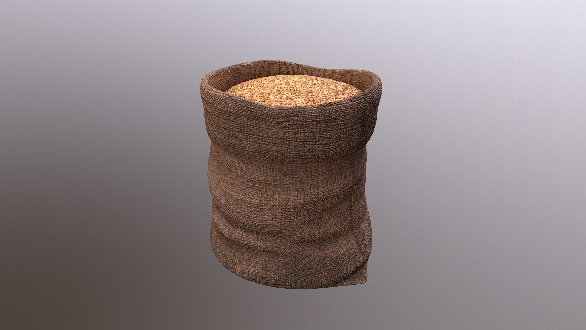 Sack Wheat 3D - TurboSquid 1510106