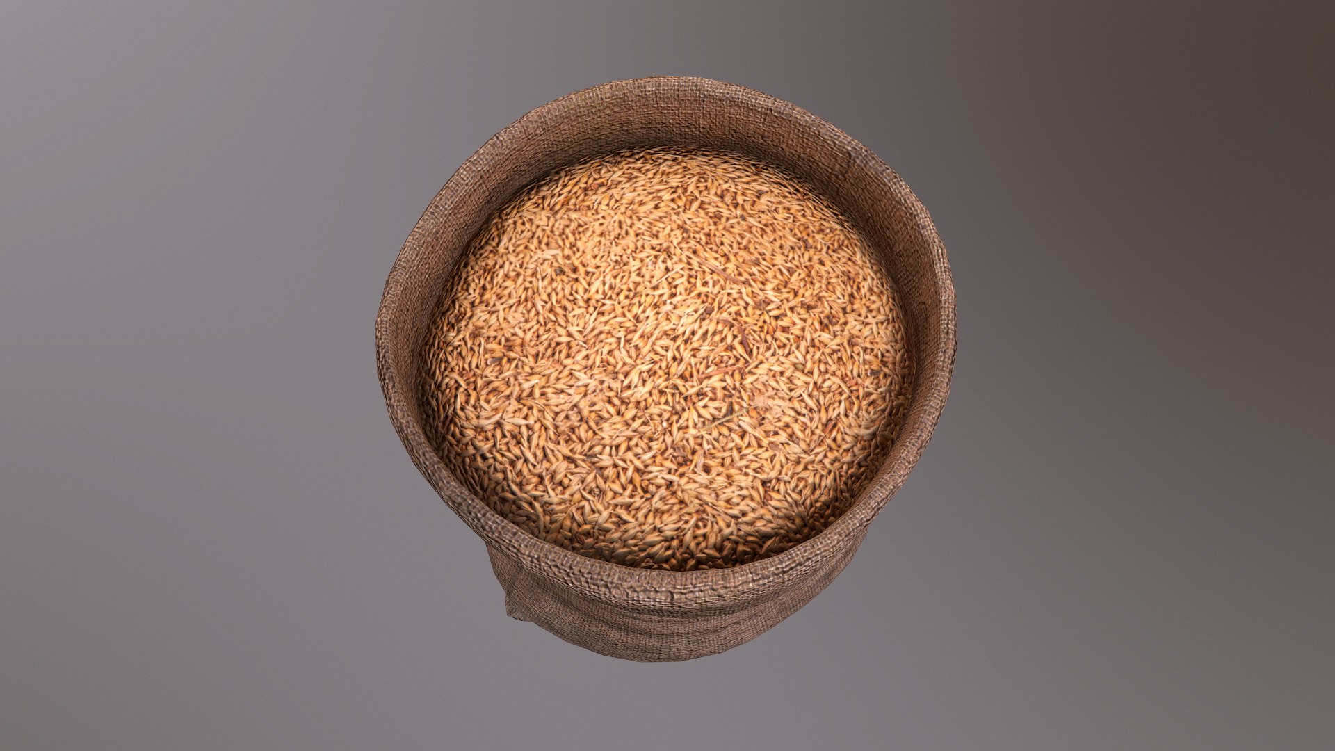 Sack Wheat 3D - TurboSquid 1510106