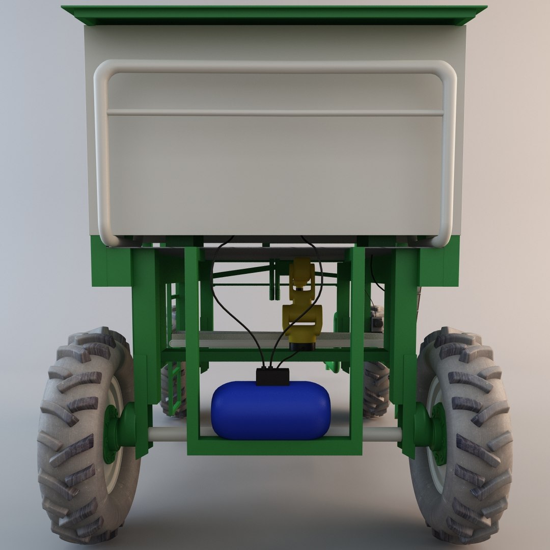 Robotic Strawberry Harvester 3d 3ds