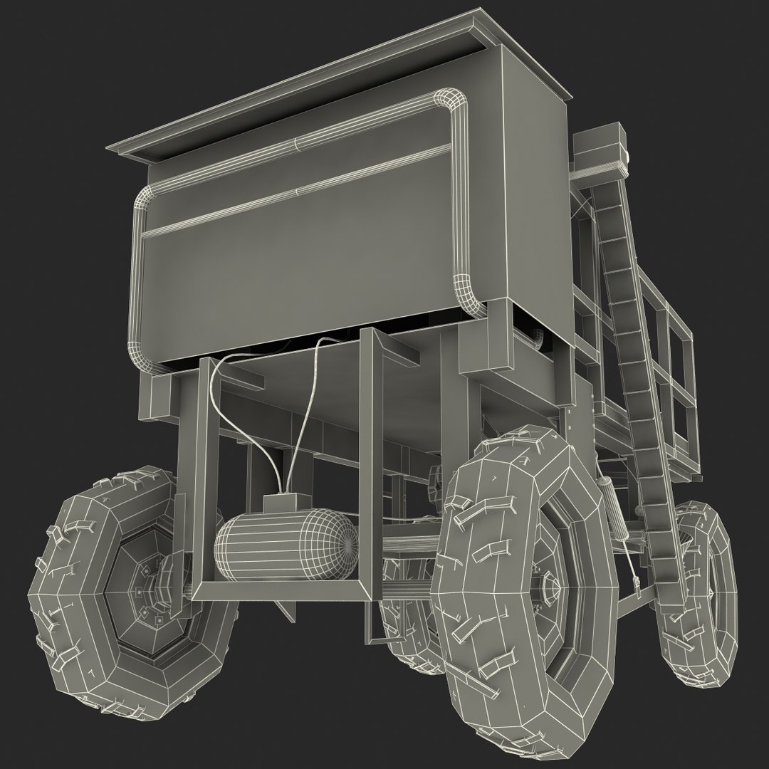 Robotic Strawberry Harvester 3d 3ds