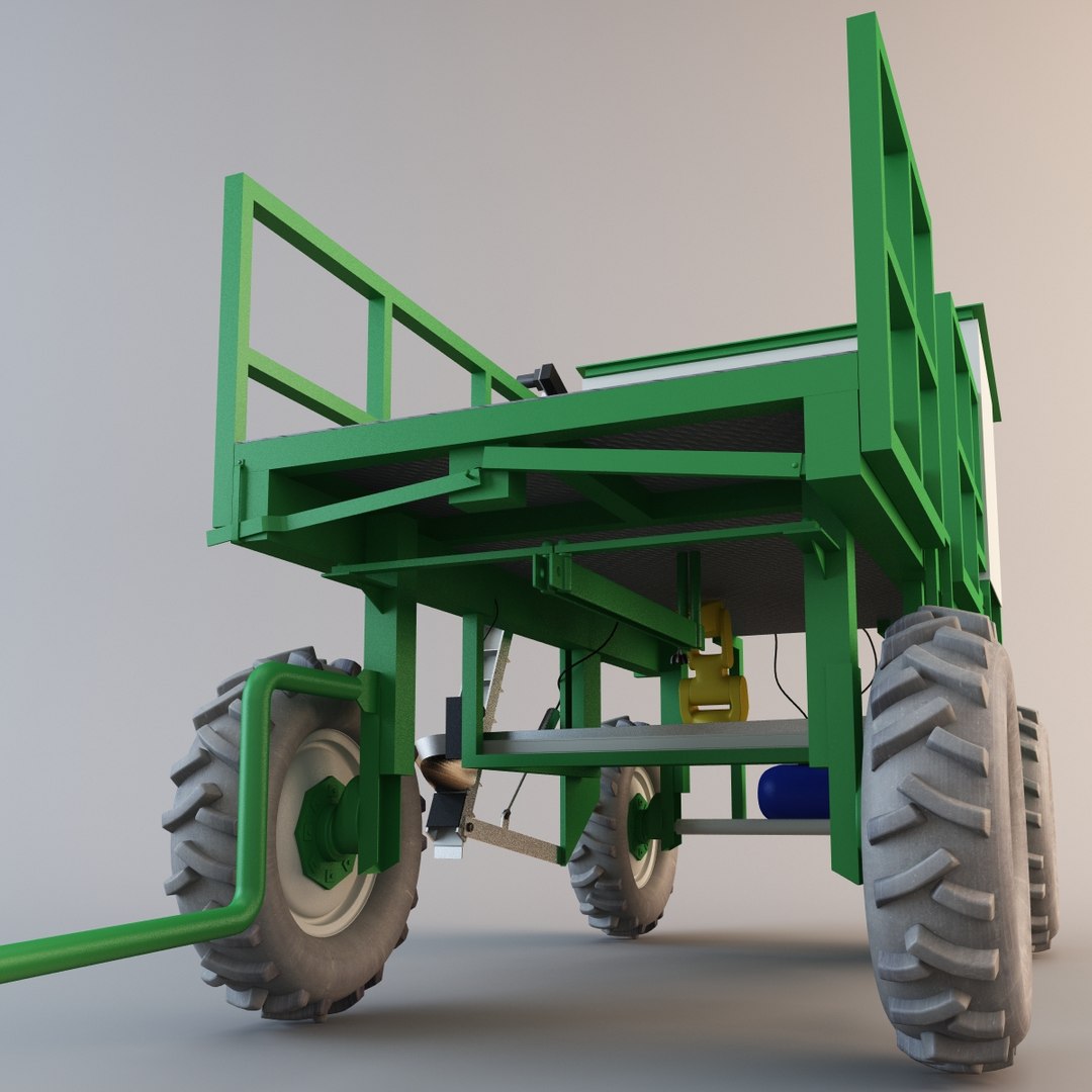 Robotic Strawberry Harvester 3d 3ds