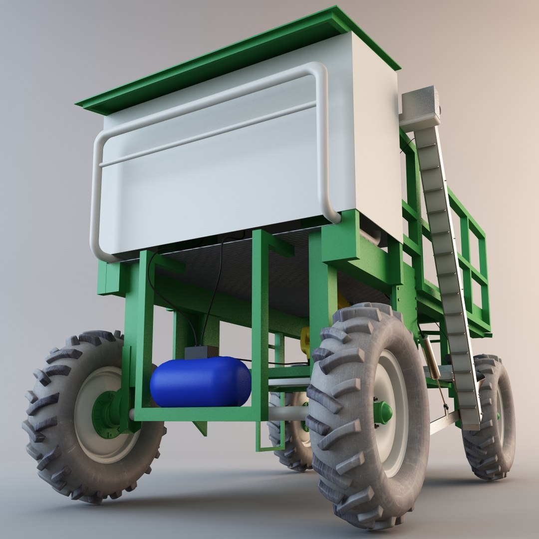 Robotic Strawberry Harvester 3d 3ds