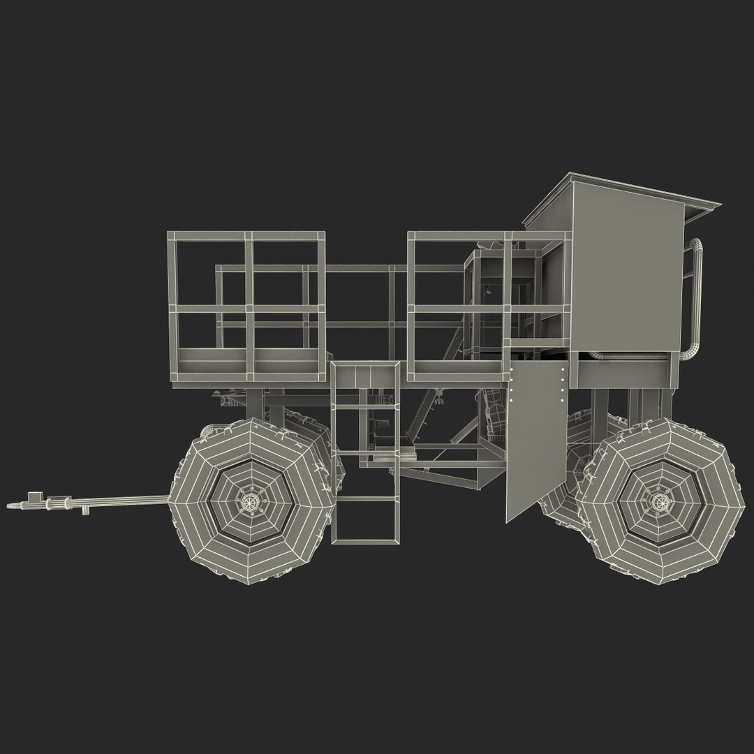 Robotic Strawberry Harvester 3d 3ds