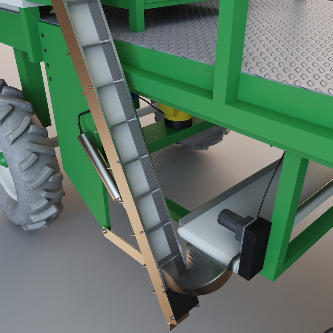 Robotic Strawberry Harvester 3d 3ds