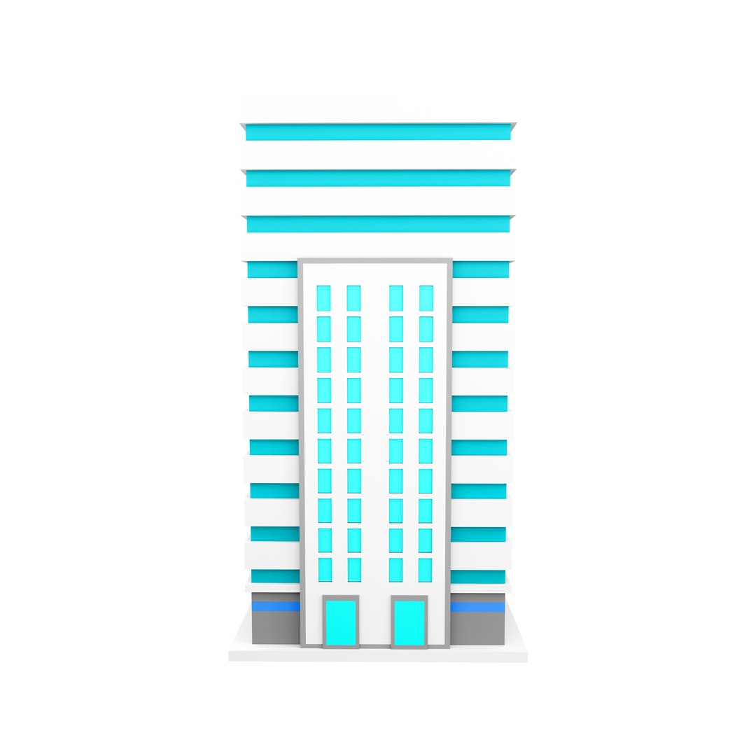 3D 3d Single Business Skyscraper Icon - TurboSquid 2063135