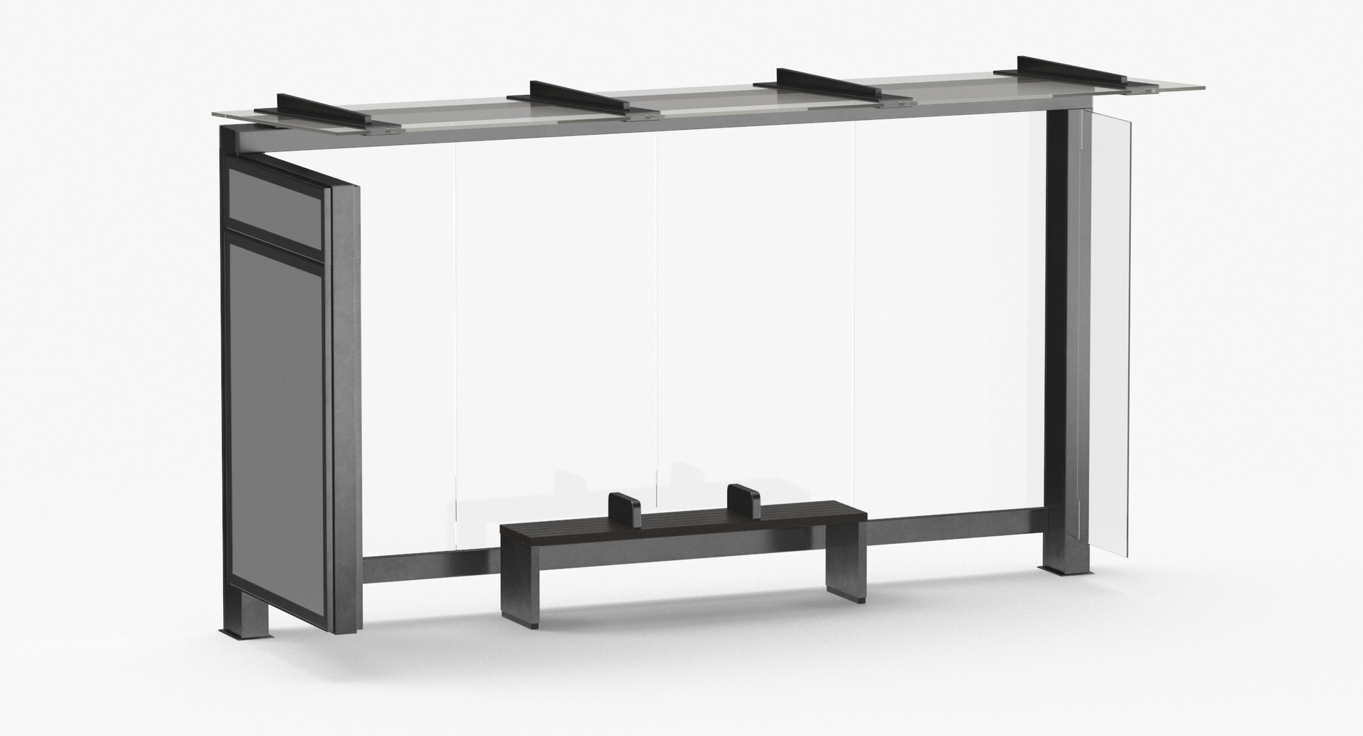 3D Bus Stop Clean And Dirty - TurboSquid 1875372