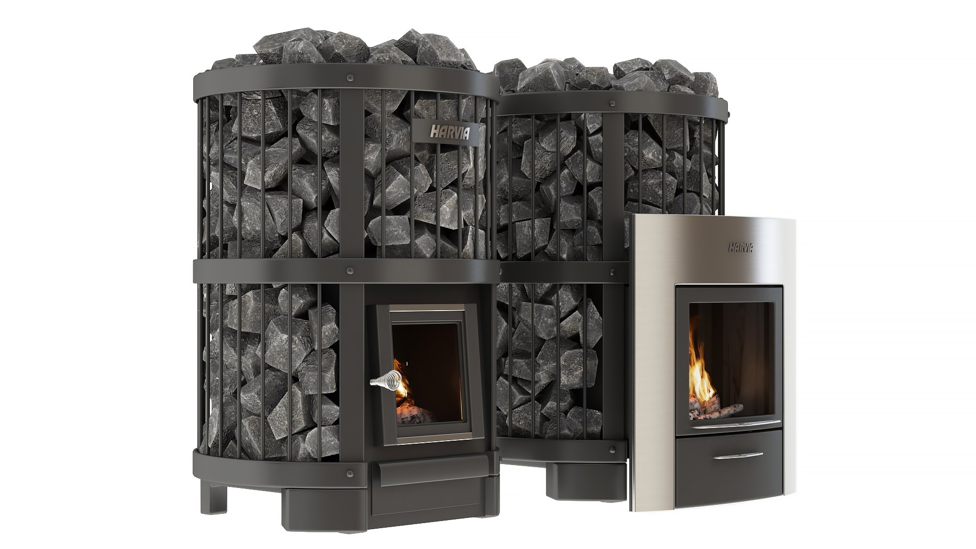 Two Harvia Legend Bath Stoves 3D Model - TurboSquid 2248560
