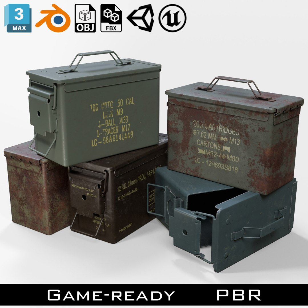 Ammo Box 3D - TurboSquid 2085881