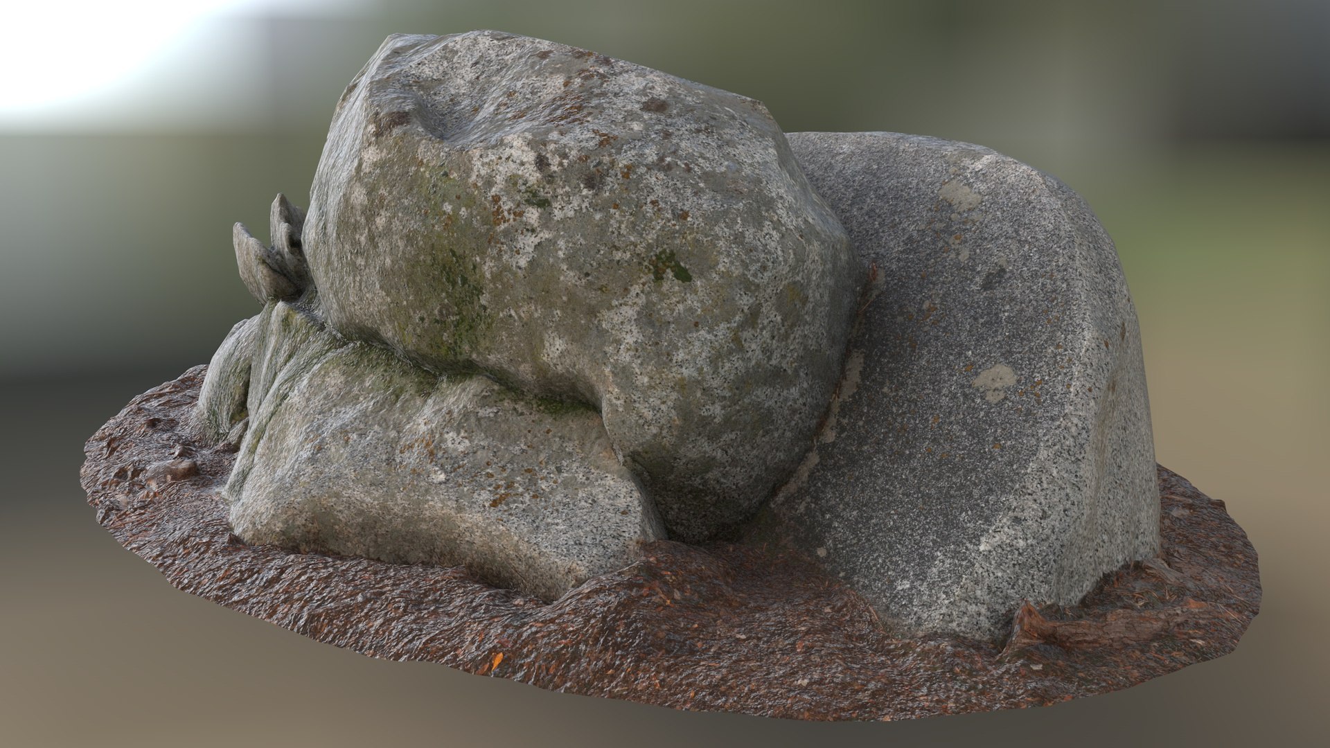Realistic Stone 3D Model - TurboSquid 2025600