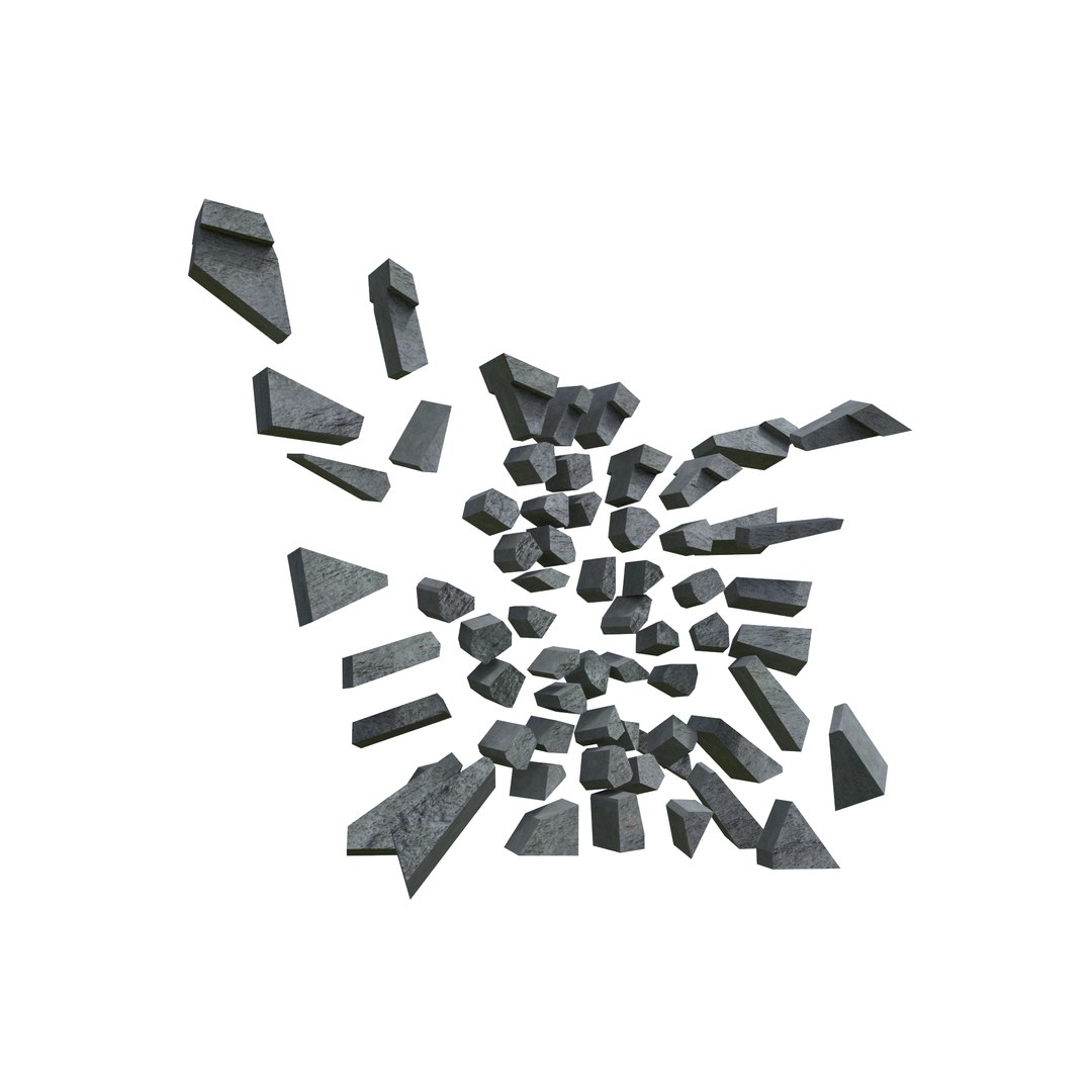 Seamless Destructive Wall 3D Model - TurboSquid 1344207