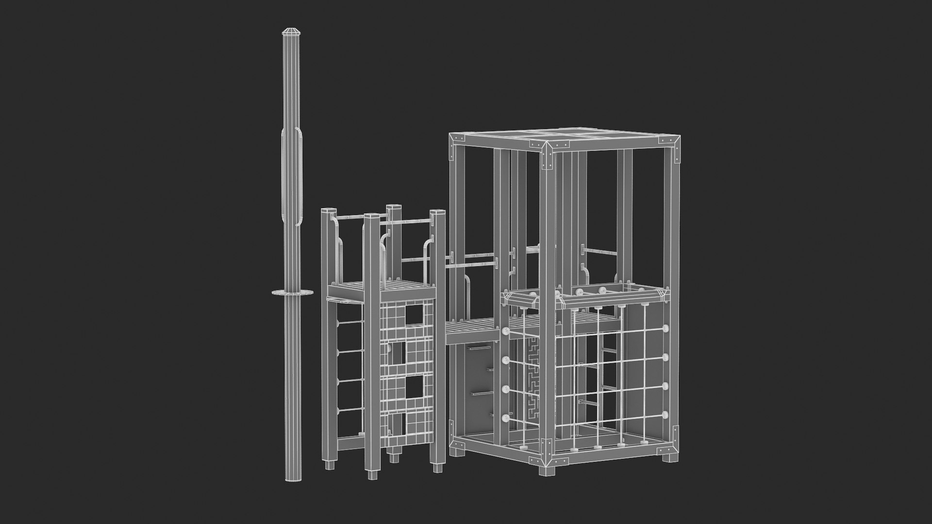 3D Model Lappset Halo Dropzone - TurboSquid 1762132
