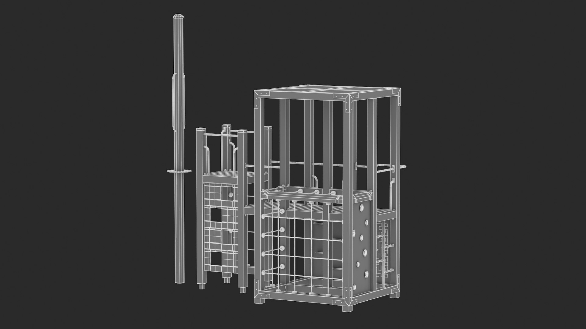 3D Model Lappset Halo Dropzone - TurboSquid 1762132