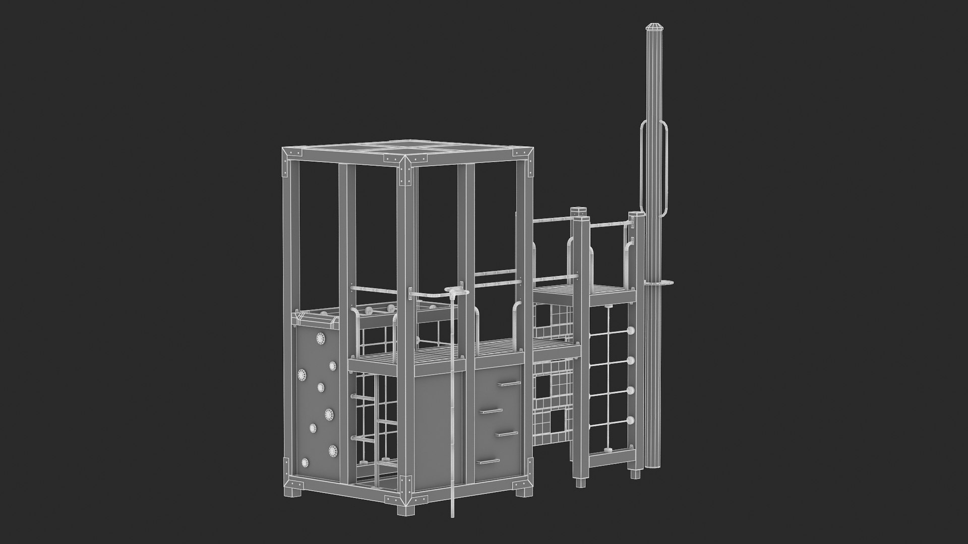 3D Model Lappset Halo Dropzone - TurboSquid 1762132