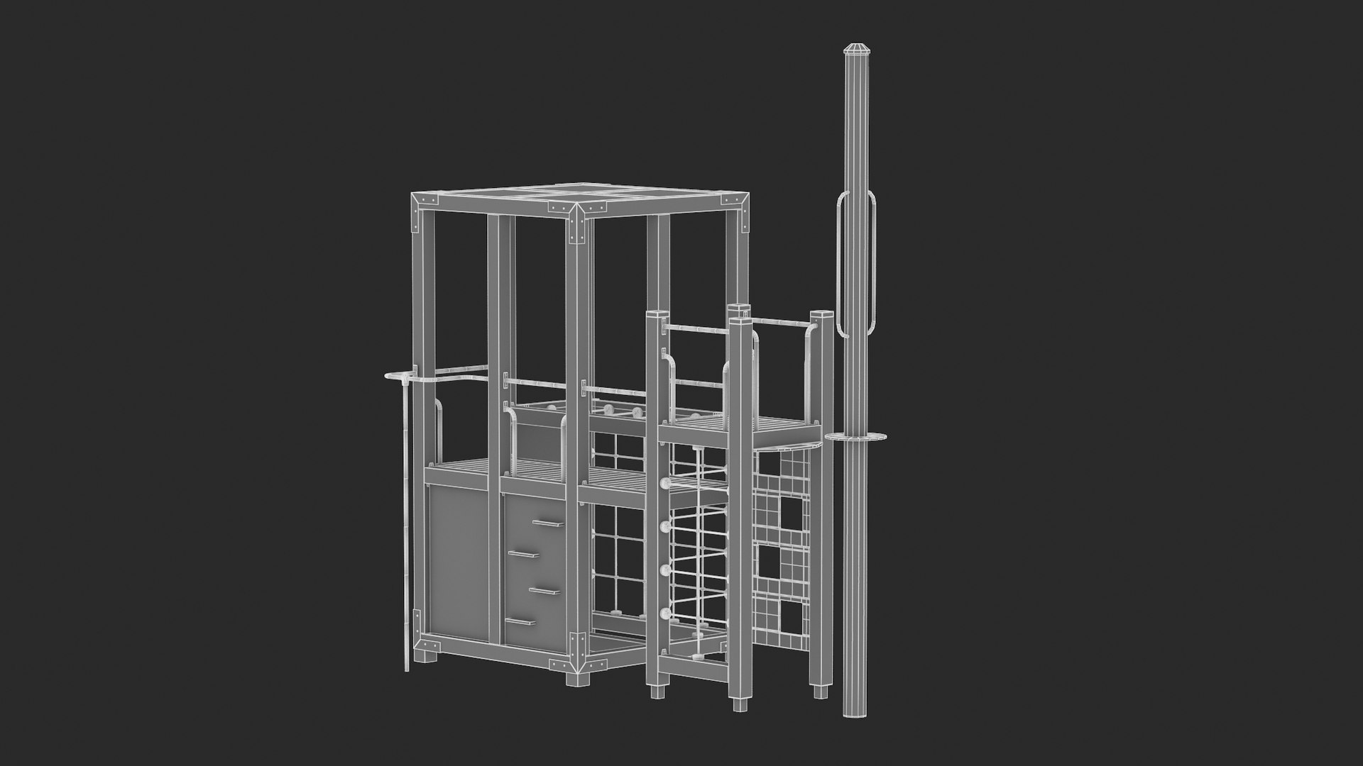 3D Model Lappset Halo Dropzone - TurboSquid 1762132