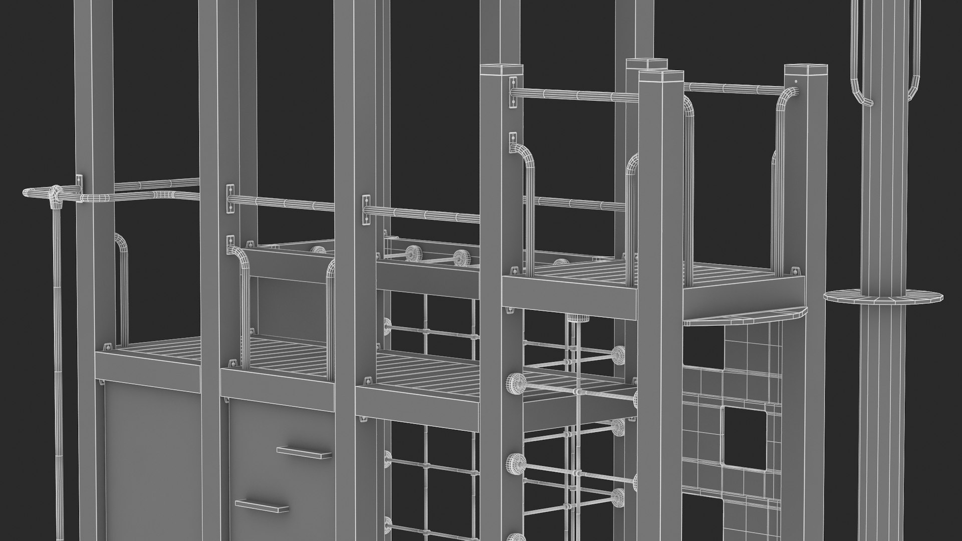 3D Model Lappset Halo Dropzone - TurboSquid 1762132