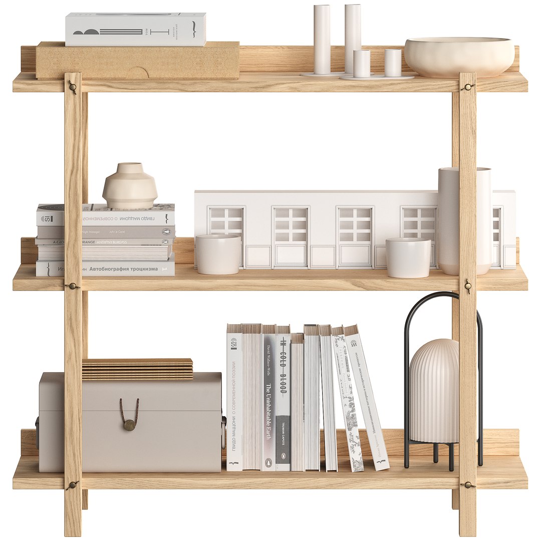 Kari Reol Shelving Unit Low Simple By Bolia 3D Model - TurboSquid 2300630