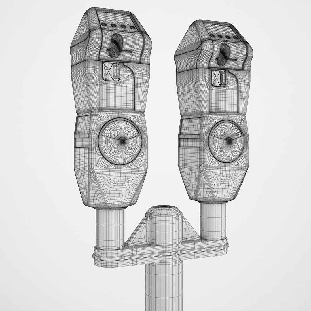 la parking meter 3d model
