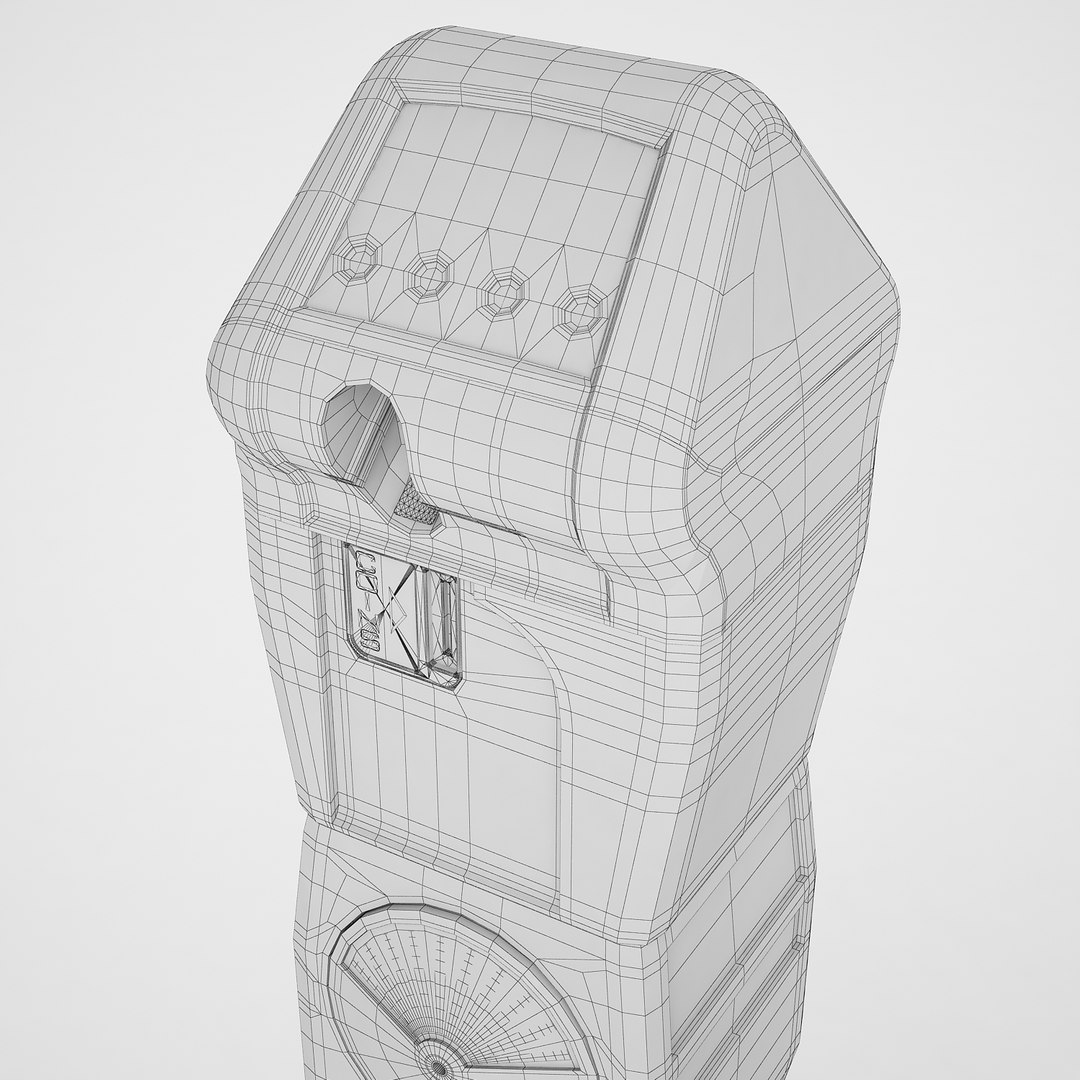 la parking meter 3d model