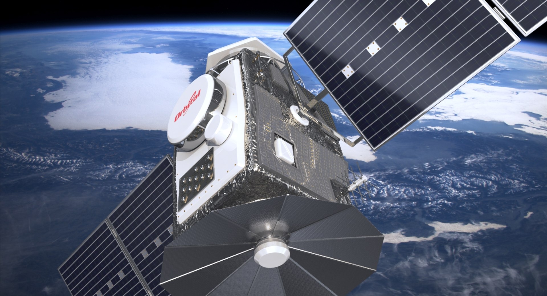 3d Model Generic Satellite Real