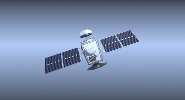 3d model generic satellite real