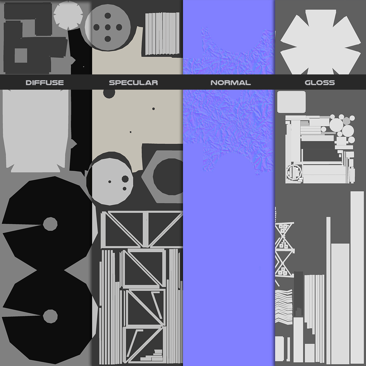 3d model generic satellite real