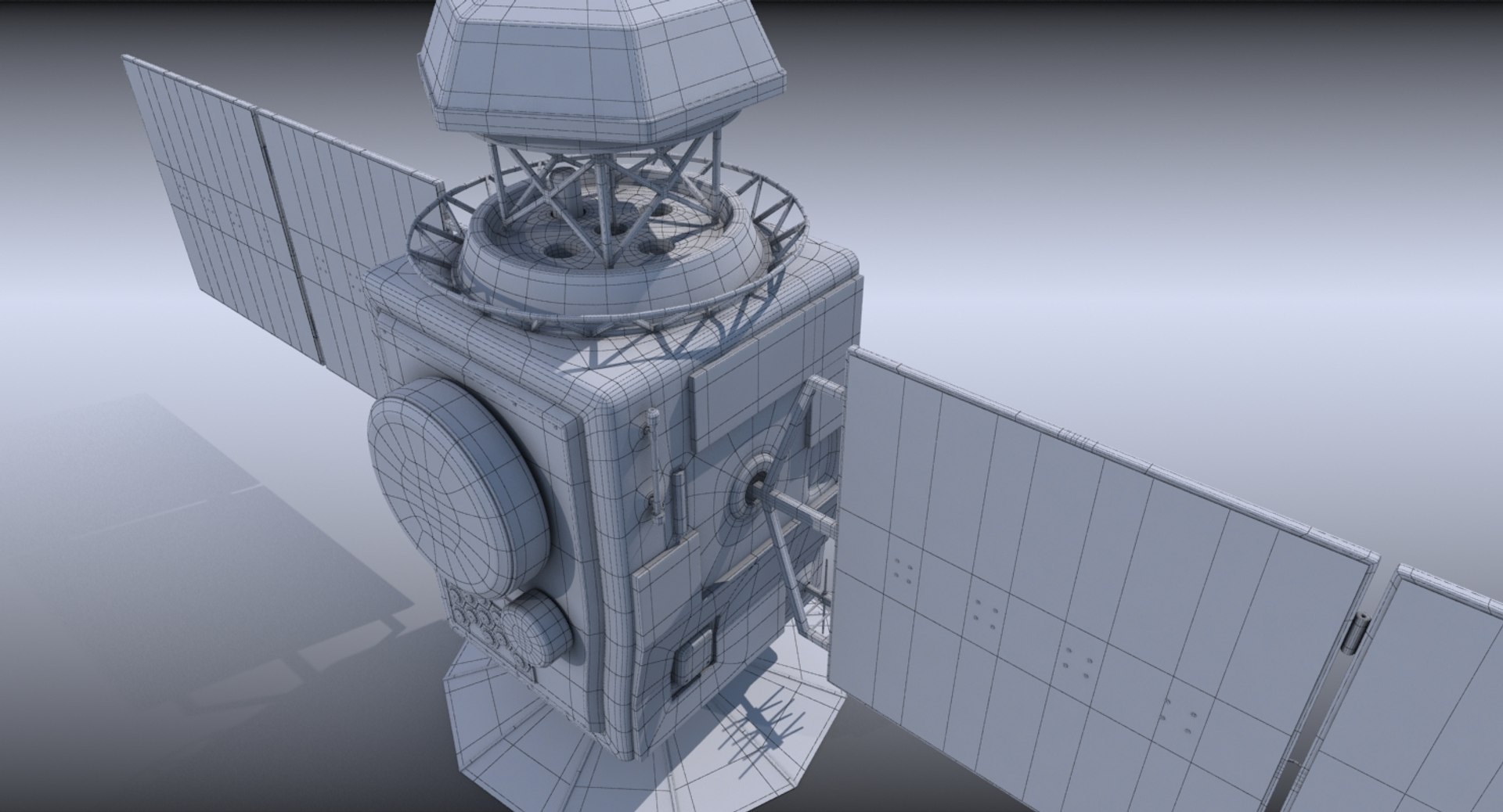 3d Model Generic Satellite Real