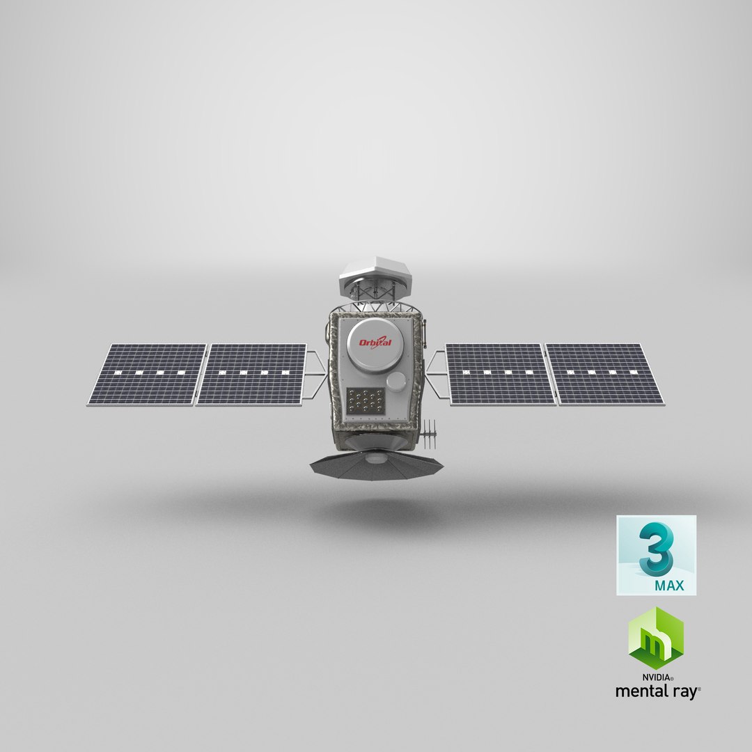 3d Model Generic Satellite Real