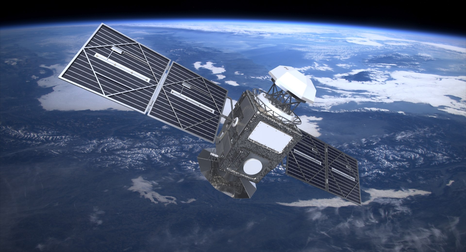 3d Model Generic Satellite Real
