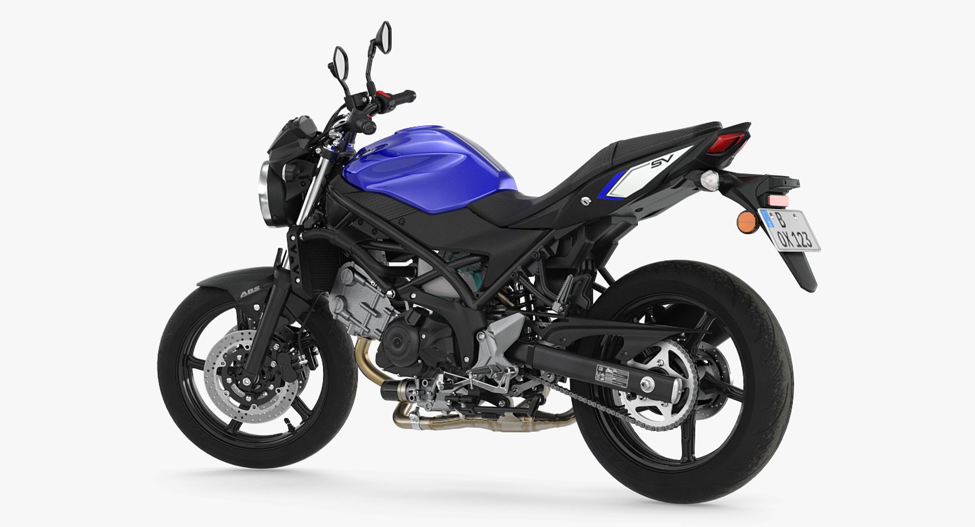 Street Motorcycle Suzuki Sv650 3D Model - TurboSquid 1166827