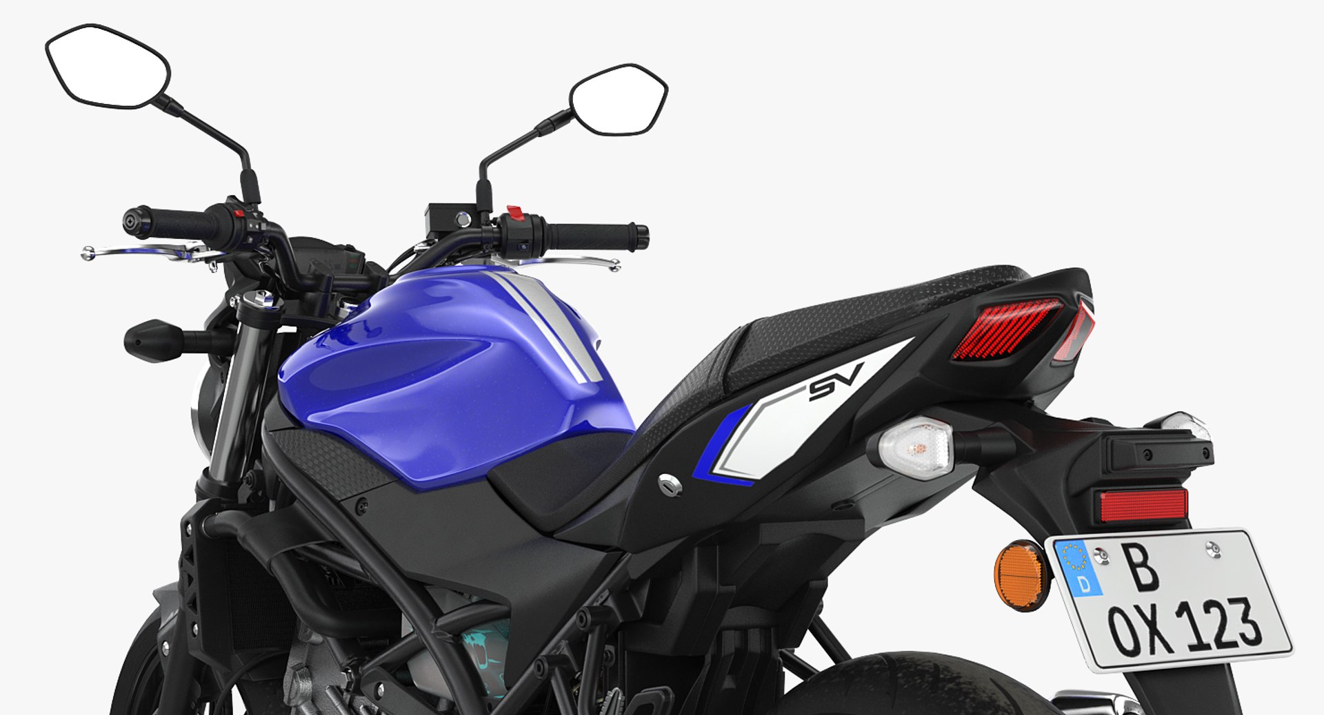 Street Motorcycle Suzuki Sv650 3D Model - TurboSquid 1166827