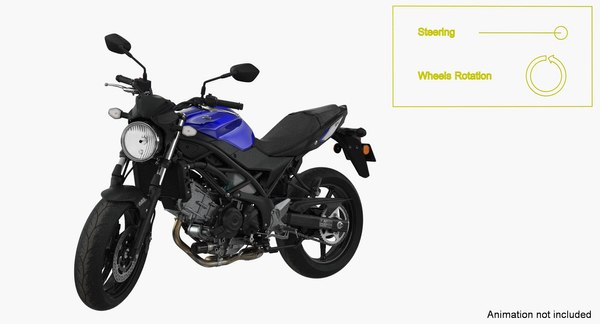 Street motorcycle suzuki sv650 3D model - TurboSquid 1166827