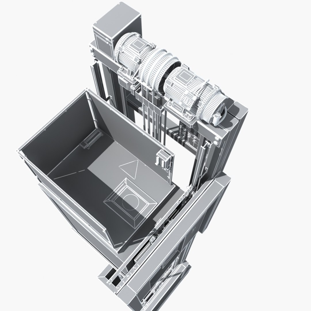 Elevator structure model - TurboSquid 1543509