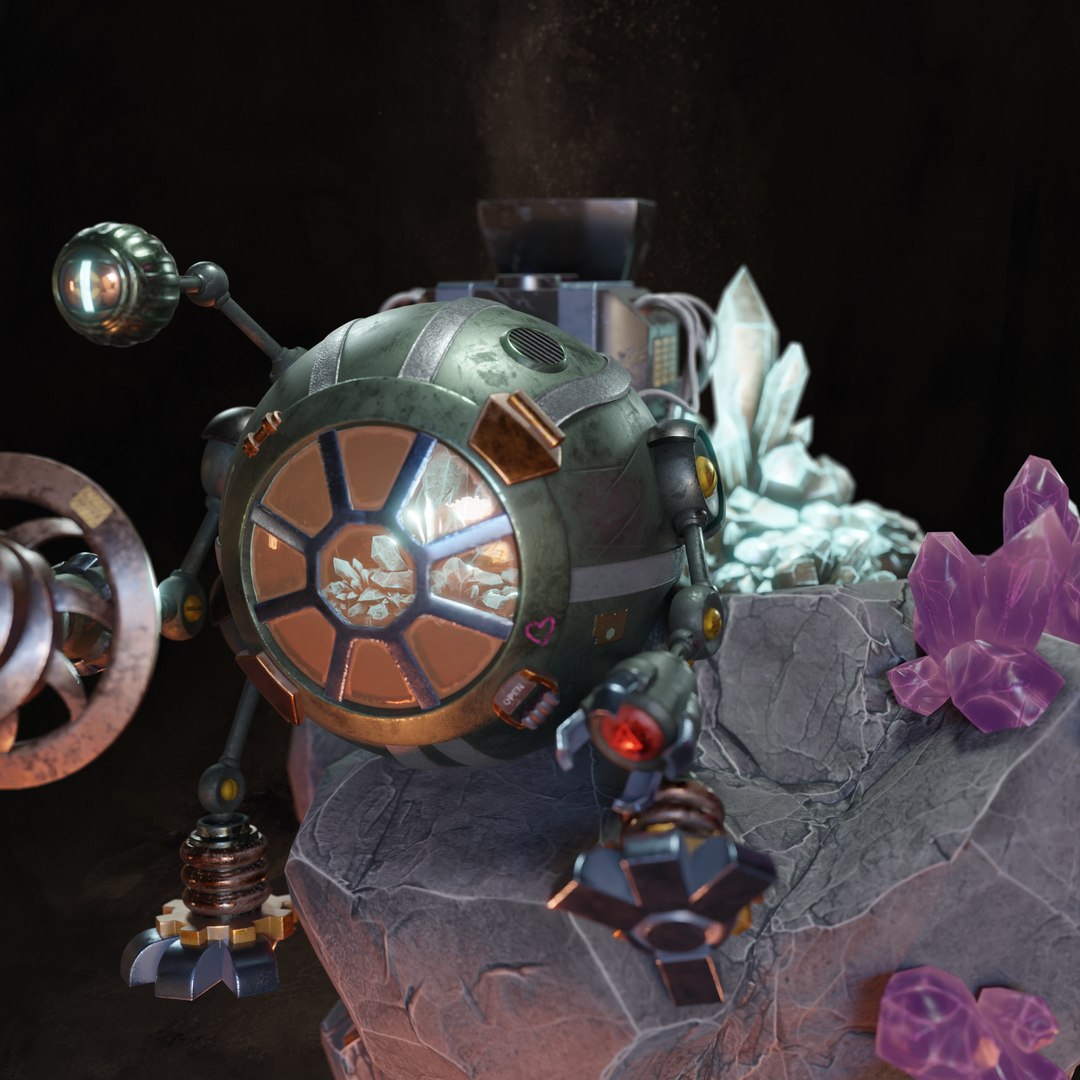 Mining Mech 3D - TurboSquid 2080541